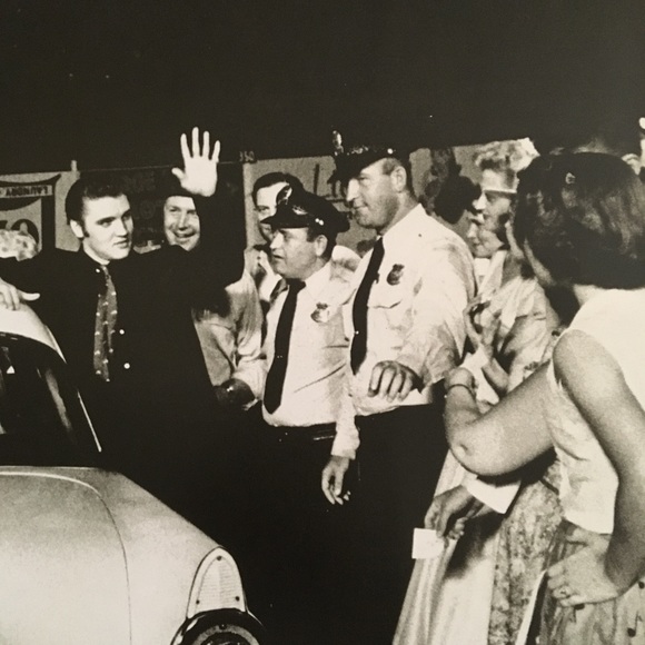 Elvis Presley | Wall Decor | Elvis Presley Art Matted Crowd Control ...